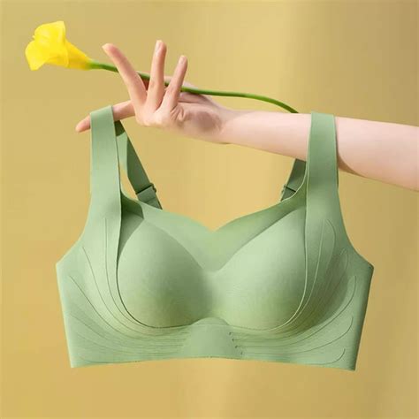 Womens Seamless Wireless Push Up Bra Britneed