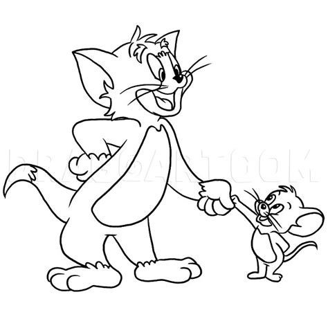 How To Draw Tom And Jerry Drawing Step By Step By Dawn Dragoart