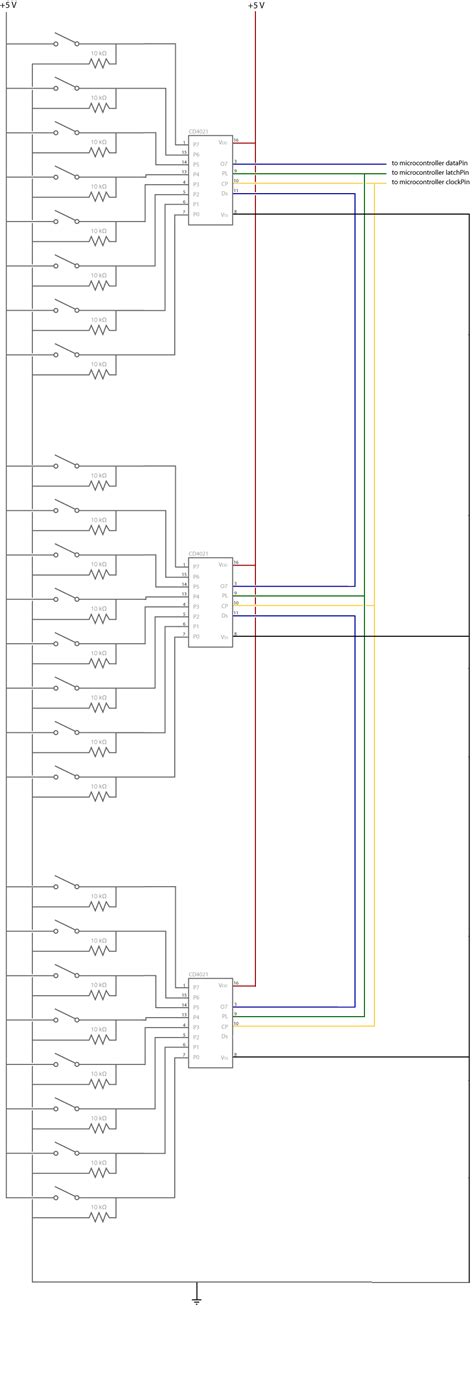 Collegare 3 Shiftin E 3 Shiftout Hardware Arduino Forum