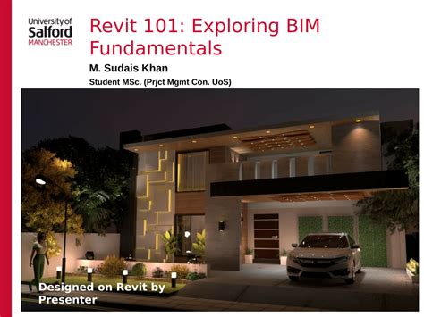 Pdf Revit 101 Exploring Bim Fundamentals