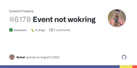 Event Not Wokring Livewire Livewire Discussion GitHub