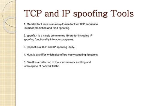 Ppt Tcpip Security Threats And Attack Methods Powerpoint