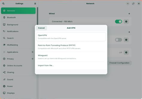 How To Configure Wireguard Vpn With Network Manager Gui Tutorials