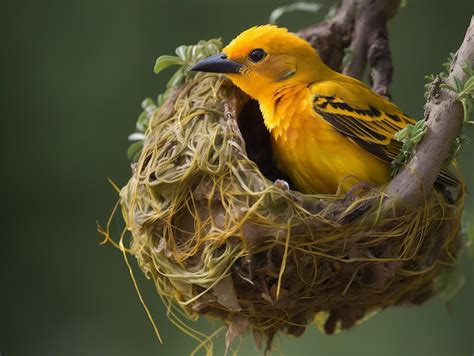 Premium Ai Image The Intricate Architecture Of The Weaver Bird39s Nest