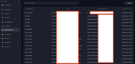 🔎 Find Leaked Api Keys In Js Files Using Jsmon Log In At Jsmon