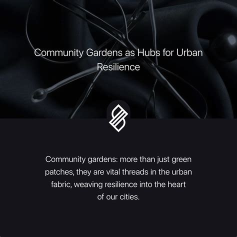 Community Gardens As Hubs For Urban Resilience → Scenario