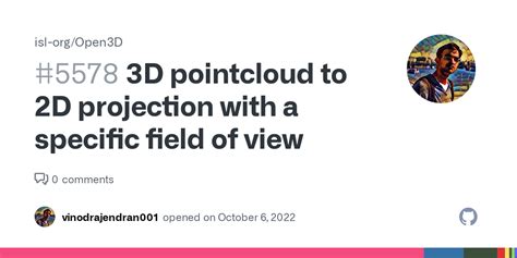 3d Pointcloud To 2d Projection With A Specific Field Of View · Issue