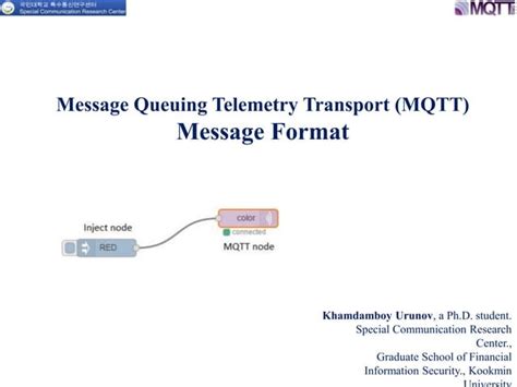 message queuing telemetry transport mqtt message format ppt