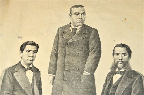 明治維新三傑肖像画 西郷隆盛大久保利通木戸孝允 明治20年頃刋