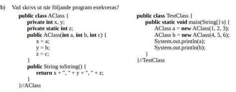 Klasser Och Constructor Programmeringjava Pluggakuten