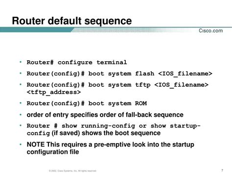 PPT Router Boot Procedure PowerPoint Presentation Free Download ID 3319335