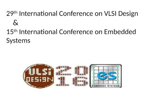 Pptx Vlsi Design Conference 2016 Kolkata Authenticated Encryption