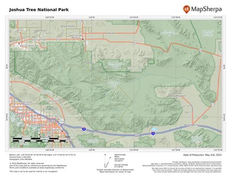 Joshua Tree National Park Map