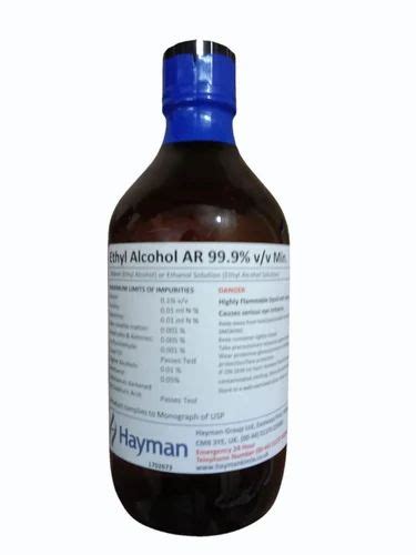 500ml Analytical Reagent Laboratory Ethanol At ₹ 140 Litre Basni