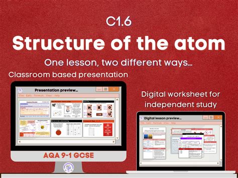 Structure Of The Atom Lesson Bundle Teaching Resources