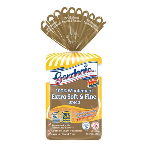 Gardenia 100 Wholemeal Bread Extra Soft And Fine Ntuc Fairprice