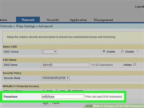 Easy Ways To Change A PLDT WiFi Password 7 Steps With Pictures