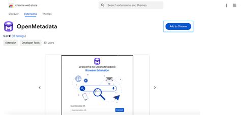 Openmetadata Chrome Extension Access Metadata In Your Workspace