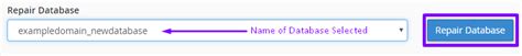 Cpanel How To Check And Repair Corrupted Database Glowfrog Hosting