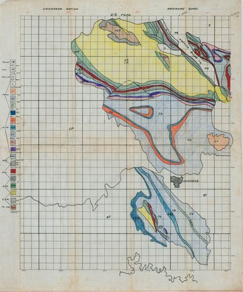 Oklahoma Geologic Survey Curtis Wright Maps
