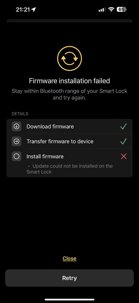 Smart Lock Pro 5th Gen Firmware 522 Update Issue Discussion Nuki Developers