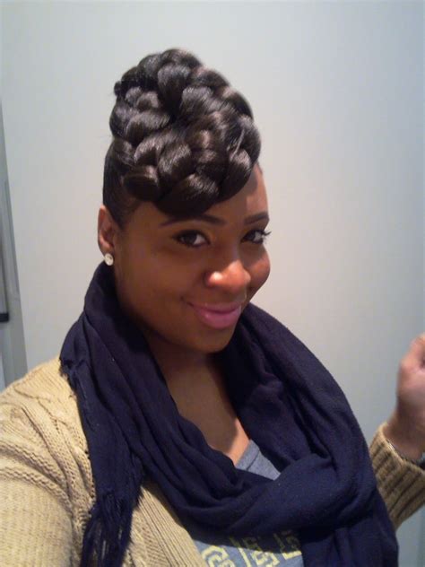 African American Braid Updo Hairstyles Dev Onallcylinders Com