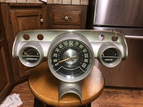 1957 Chevy Instrument Cluster Original The H A M B