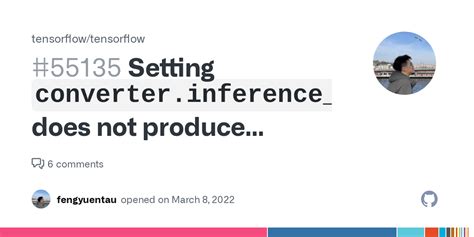 Setting `ferencetypeuint8` Does Not Produce Quantized Tflite Model Of Uint8 Weight