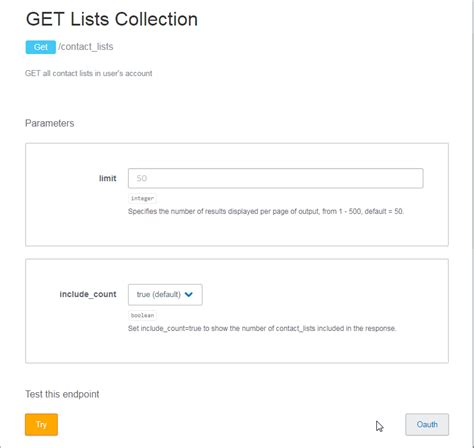 using the developer portal constant contact developer portal