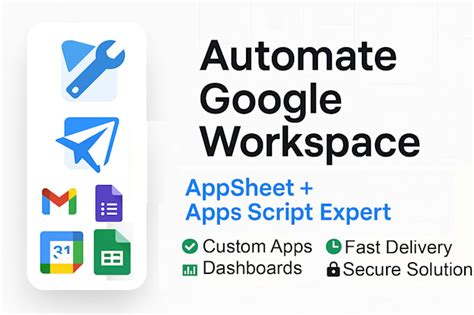Smart Apps Simple Workflows Powered By Google By Orly Fiverr
