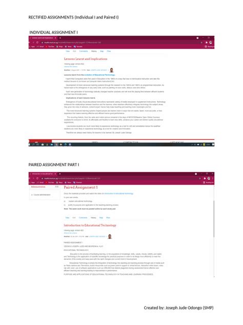 Edtech Individual Assignment I And Paired Assignment I Pdf