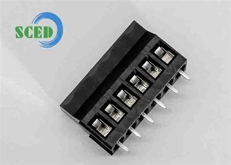 5 08mm 300v 10a Pcb Pa66 Terminal Block Euro Type Raising Series For Automatic Control