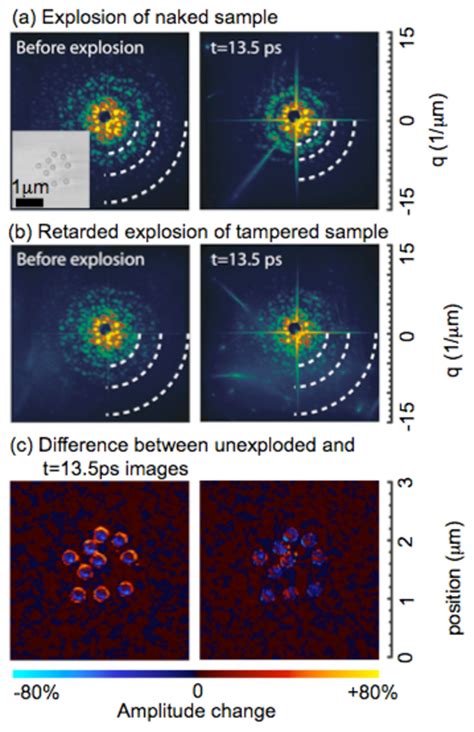 Measured Far Field Diffraction Patterns And Reconstructed Structures