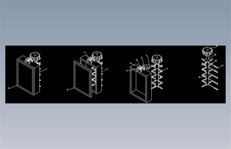 一种社区安防用智能安防门 AutoCAD 2010 模型图纸下载 懒石网
