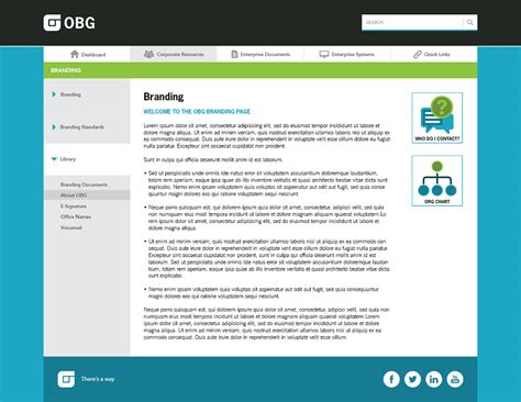 Corporate Sharepoint Intranet User Interface Design On Behance