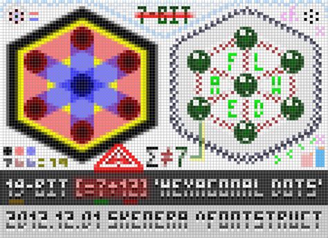 Hexagonal Dots Fontstruct