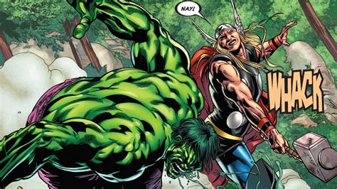 The Greatest Hulk Vs Thor Battles Across Marvel History Marvel