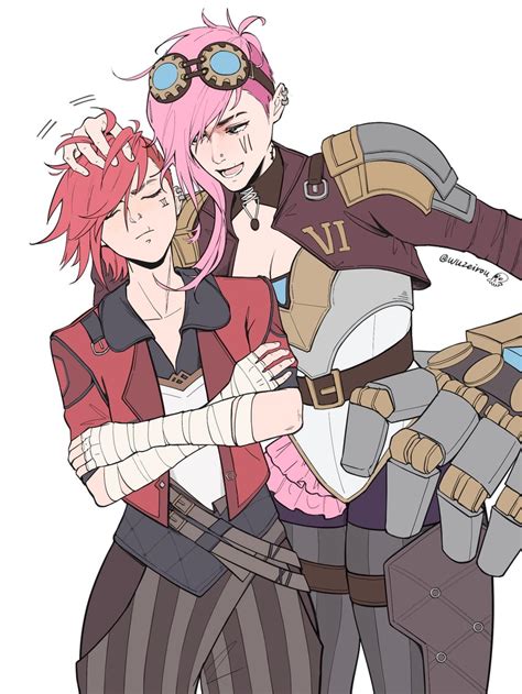 Vi And Arcane Vi League Of Legends And More Drawn By Wuzeirou Danbooru