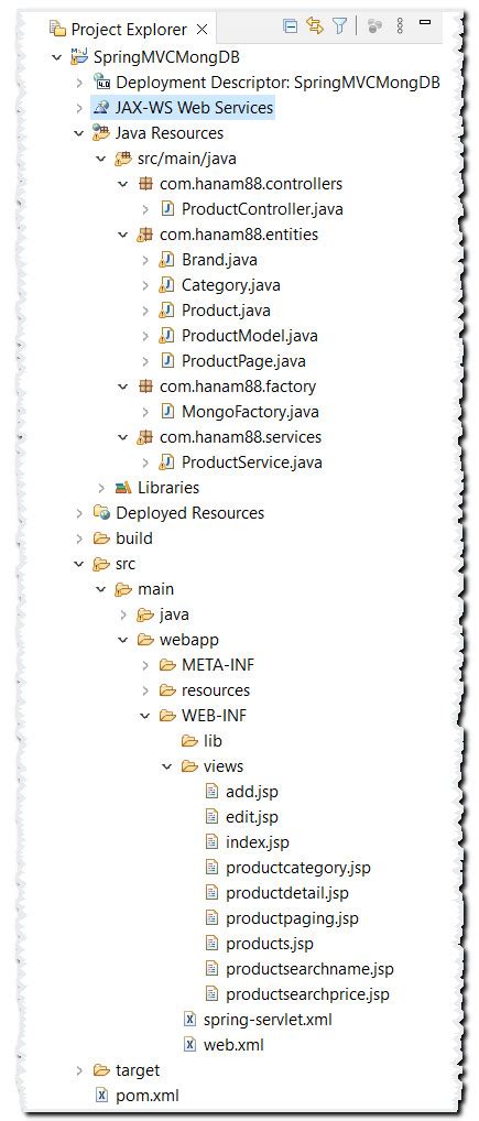 hướng dẫn các thao tác cơ bản với mongodb trong spring mvc maven eclipse