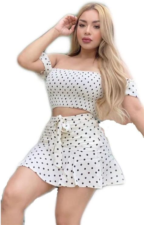 لانجيري قصير مثير بدعامة، رمز 73 زهور بيضاء Xs Amazoneg ملابس