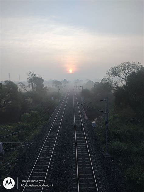 Devang Anil Deshpande On Linkedin Railwaytrack Sunrise Sunwibe Morning Mood Love