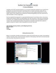 IT 320 Lab 2 Worksheet Docx IT 320 Lab Worksheet Complete Each Of The Numbered Questions In