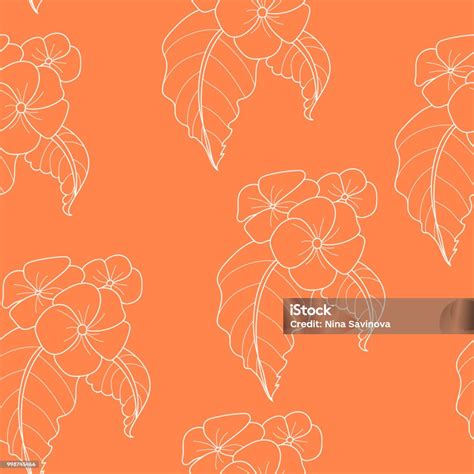 아름 다운 손으로 그린 정원 꽃 고전적인 디자인 배경 완벽 한 패턴 벡터 0명에 대한 스톡 벡터 아트 및 기타 이미지 0명