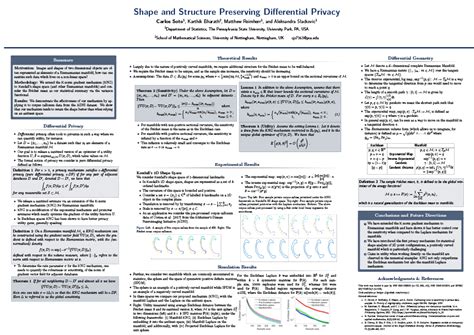 Neurips Poster Shape And Structure Preserving Differential Privacy