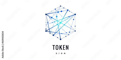 Sign Logo Blockchain Symbol Logo For Blockchain Technology Logotype