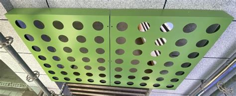 [알루미늄패널 타공설치] 김포 풍무고등학교 알루미늄 2mm 홀리판넬 불소도장 안전펜스 공사 네이버 블로그