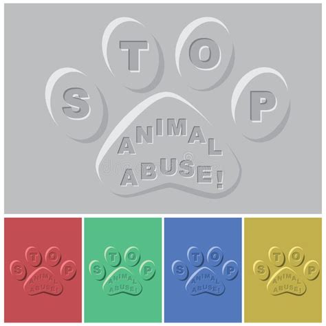 Stop Animal Abuse Stock Illustrations 218 Stop Animal Abuse Stock