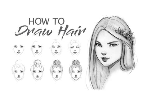 Step By Step Guide On How To Draw Hair