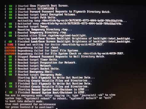 System Wont Boot After Update Failed To Mount Boot Newbie EndeavourOS