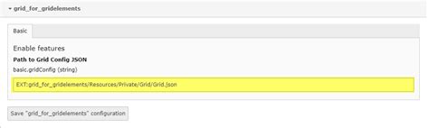 Custom Framework Configuration Multi Framework Grid For GridElements Documentation